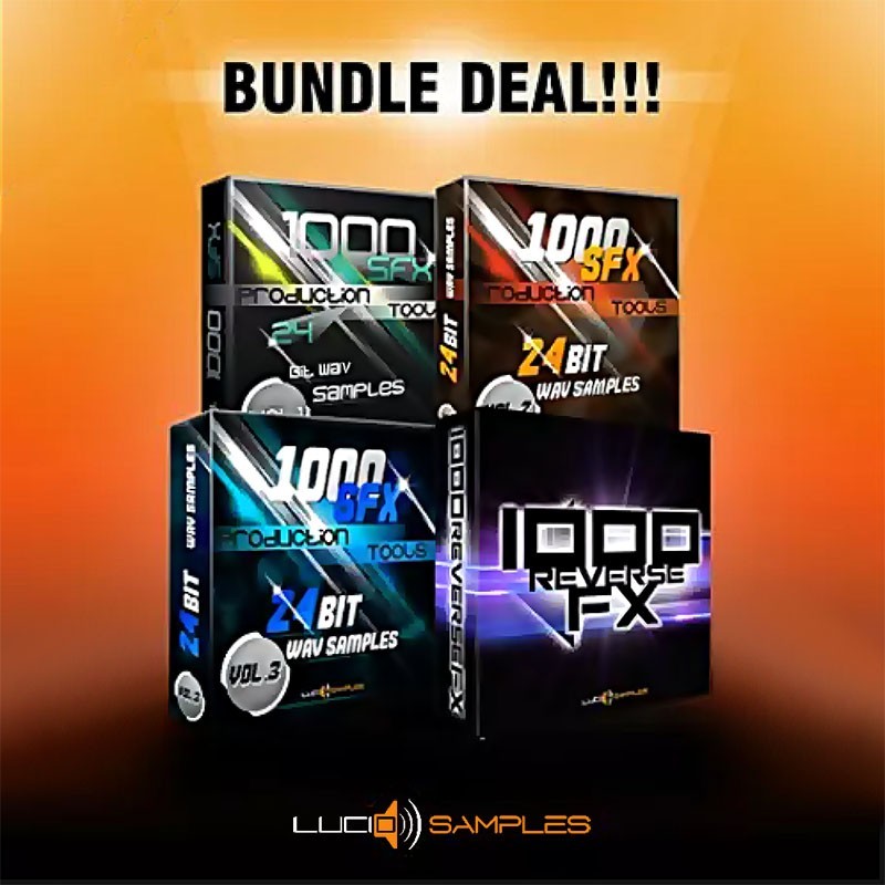 4000 SFX Production Tools, Wav Sound Effects for Download