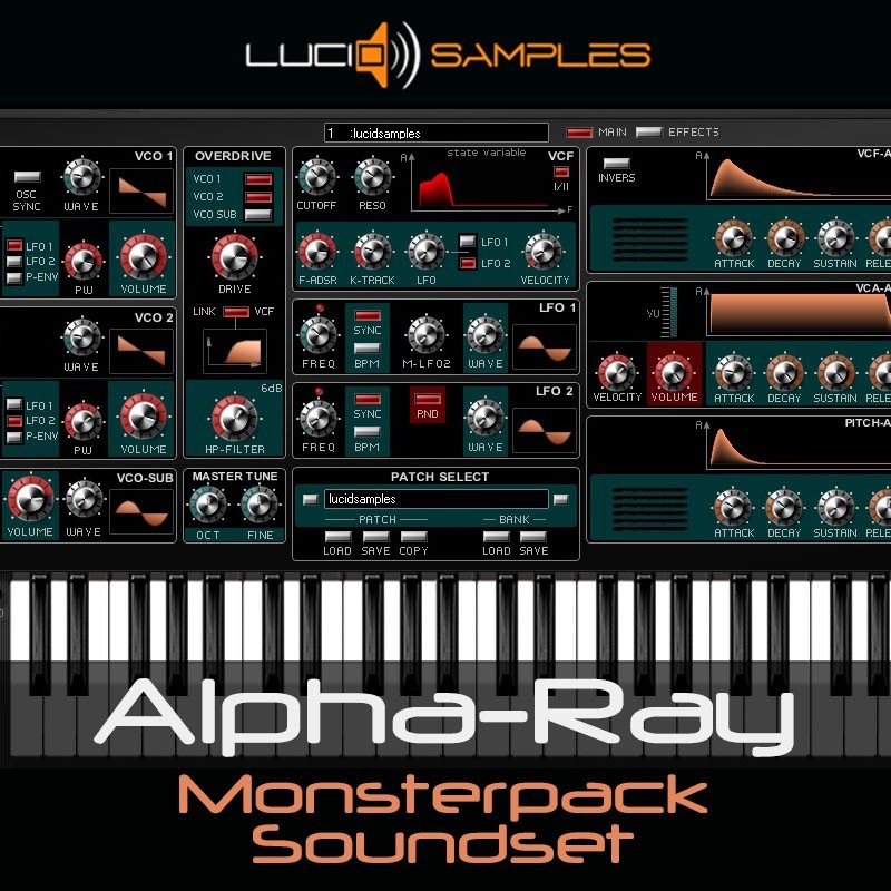 Alpha Ray Monsterpack - Soundbank mit 258 Presets herunterladen