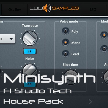Minisynth FL Studio Tech House – DAW Projekte + MIDI Paket