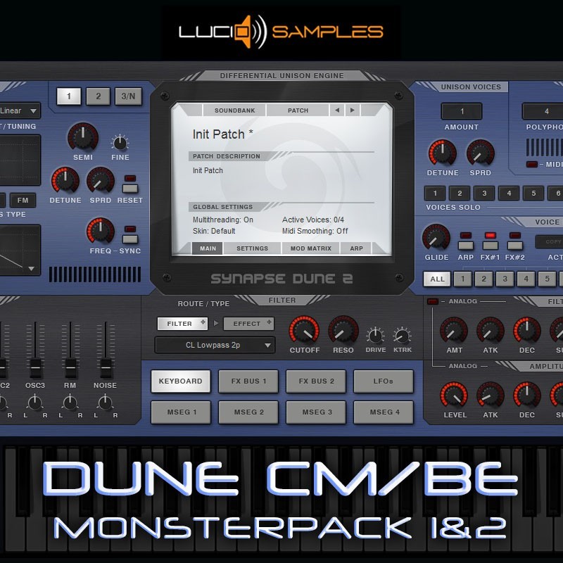 Dune Be Cm Monsterpack 1&2 – Soundset do Syntezatora Dune