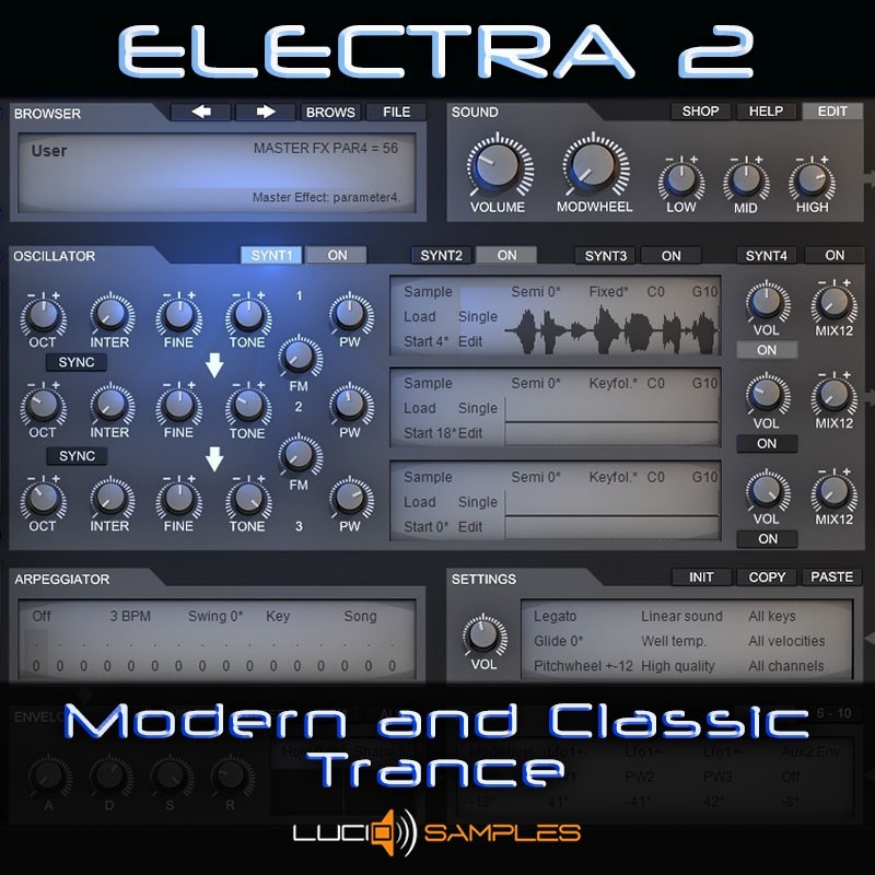 Electra 2 Modern and Classic Trance - Sound Bank do Electra 2 Synth