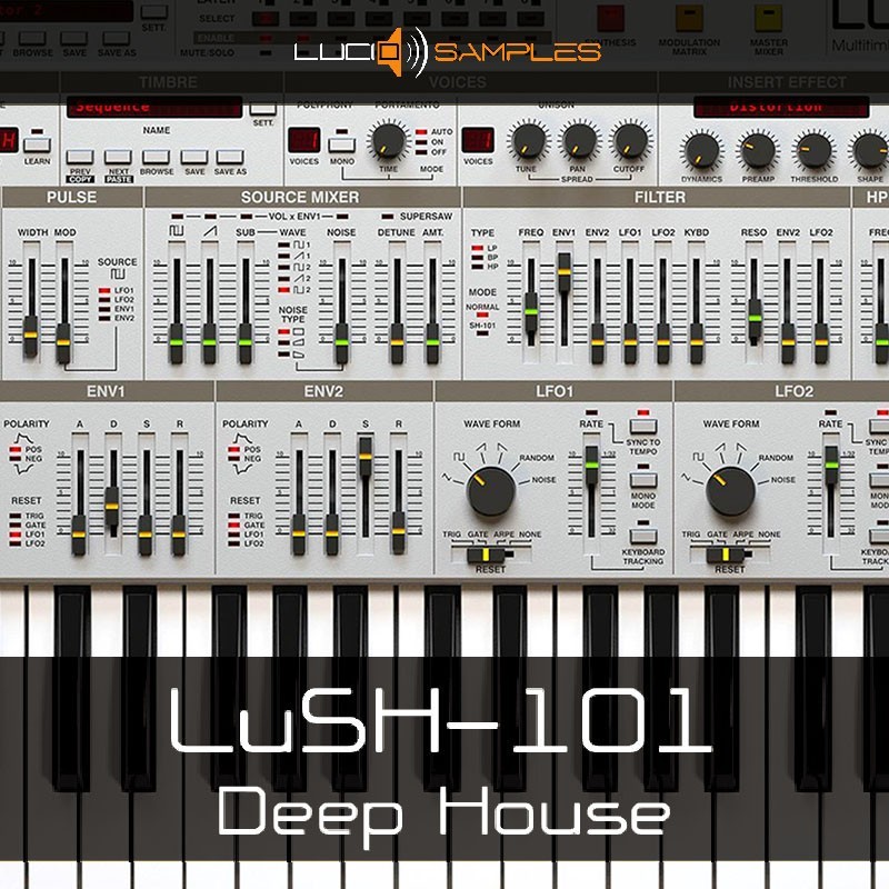 LuSH-101 Deep House - 90 إعدادًا مسبقًا عميقًا لـ LuSH-101 Synth