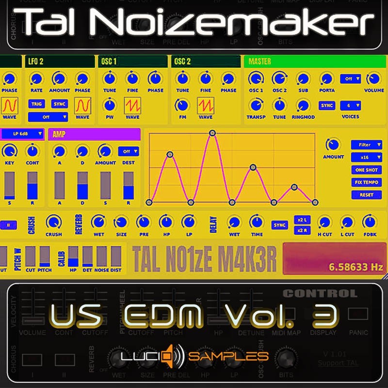 TAL Noisemaker US EDM Vol. 3 - Preset Pack for Hive synth