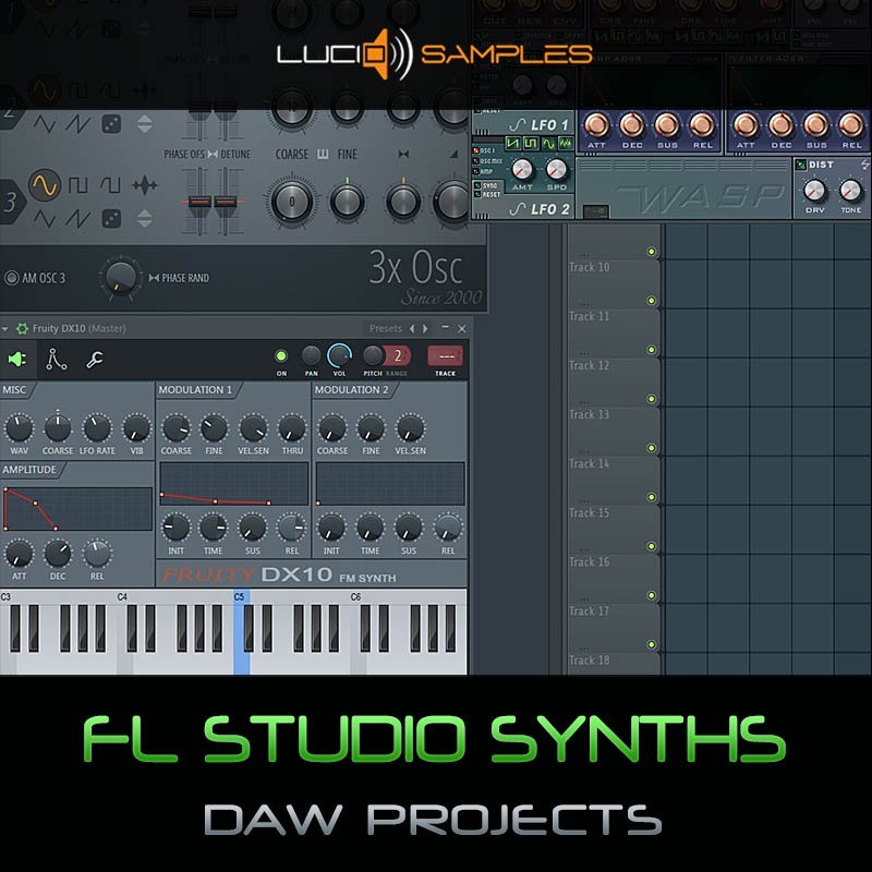 Fl Studio Synths Daw Projects - 11 FL Projects Pack Download