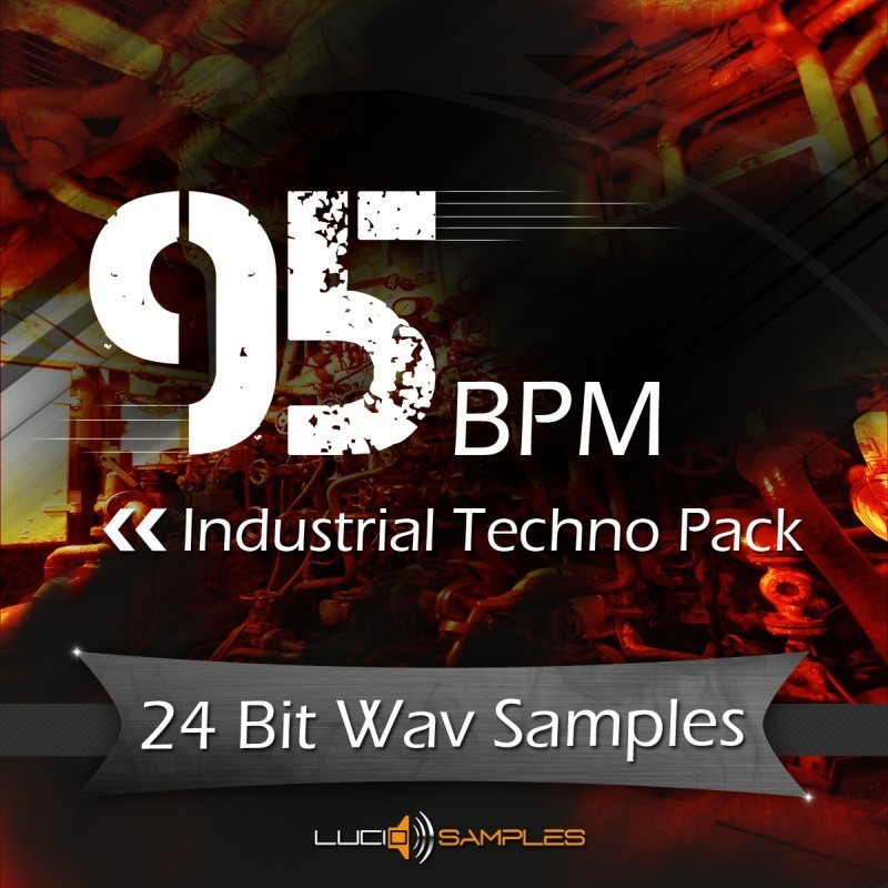 95 BPM Industrial Techno Pack, industriële voorbeelden, loops, geluiden